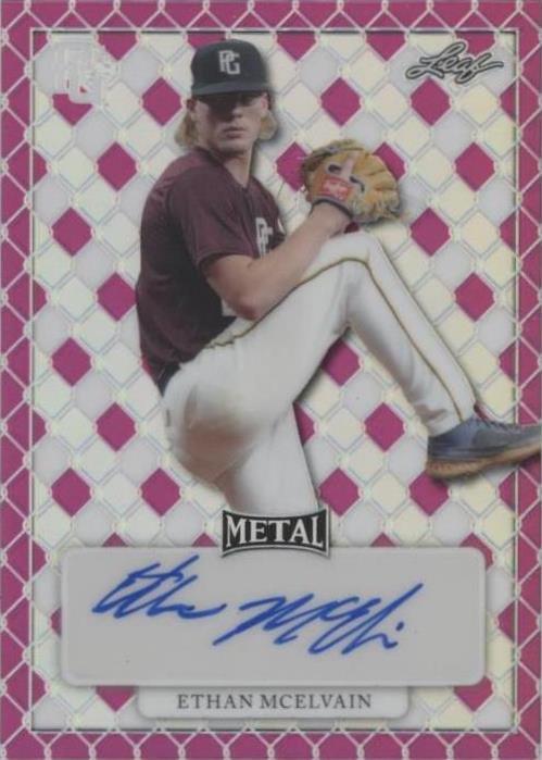 2022 Leaf Perfect Game National Showcase - Metal Autographs Pink ...