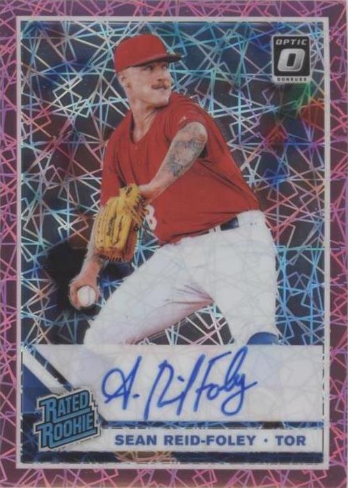 2019 Panini Donruss Optic - Rated Rookie Signatures Pink Velocity Prizm ...