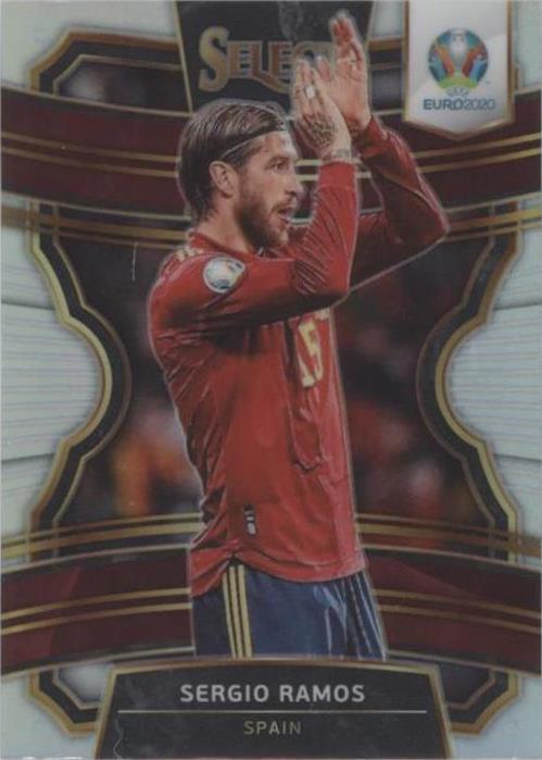 2020 Panini Select UEFA Euro Preview - Terrace Sergio Ramos #33 Silver ...