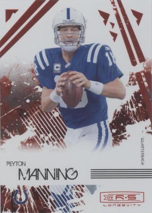 2009 Donruss Rookies & Stars Longevity - Ruby #44 Peyton Manning /150 ...