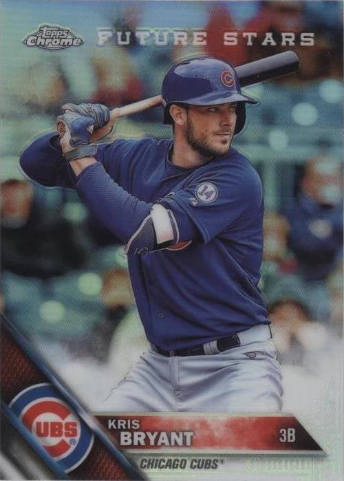 2016 Topps Chrome - Refractor Vertical, Batting #50 Kris Bryant for ...