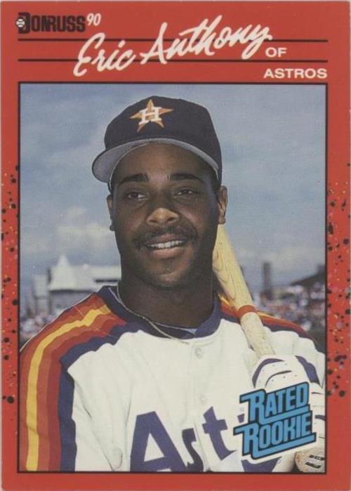 1990 Donruss - Rated Rookie Eric Anthony #34 (RC) for sale online | eBay