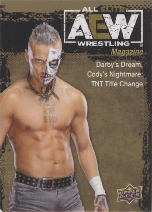 2021 Upper Deck AEW All Elite Wrestling - AEW Magazine Darby Allin #87 Gold (RC) for sale online ...
