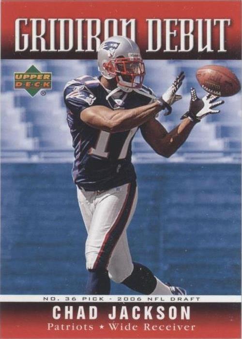 2006 Upper Deck - Gridiron Debut #1GD-CJ Chad Jackson (RC) for sale ...