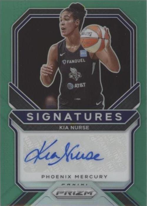 2021 Panini Prizm WNBA - Signatures Kia Nurse #SG-KNS Green Prizm (AU ...