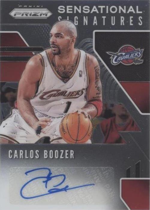 2019-20 Panini Prizm - Sensational Signatures #SS-CBZ Carlos Boozer (AU ...
