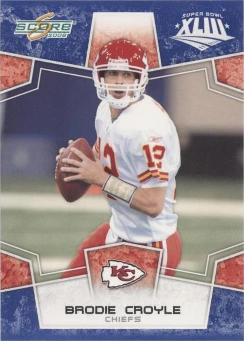 2008 Score - Blue #150 Brodie Croyle for sale online | eBay