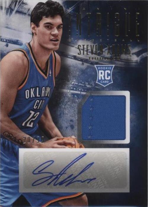 2013-14 Panini Intrigue - Rookie Autographed Memorabilia Steven Adams ...