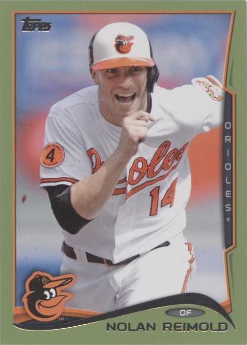 2014 Topps - Green #558 Nolan Reimold for sale online | eBay