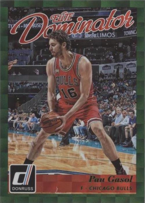 2015-16 Panini Donruss - Elite Dominator Pau Gasol #1 /999 for sale ...