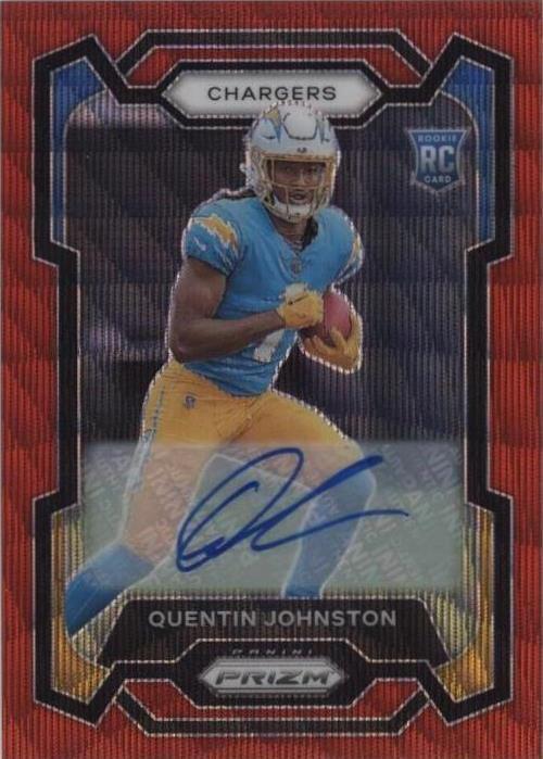 2023 Panini Prizm - Rookies Quentin Johnston #353 Red Wave Prizm ...