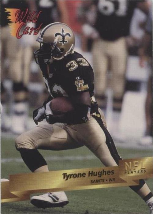 1993 Wild Card - #230 Tyrone Hughes (RC) for sale online | eBay