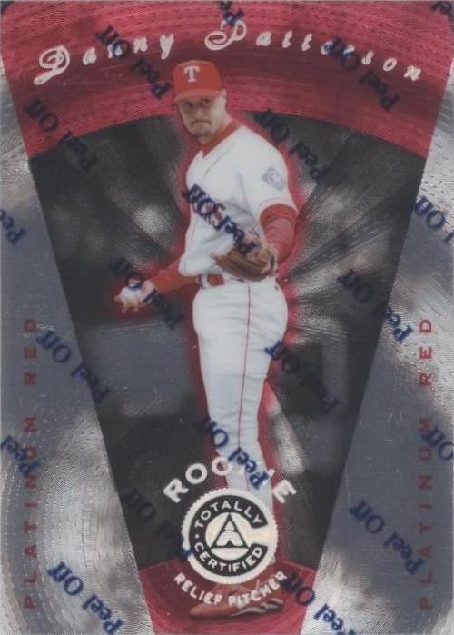 1997 Pinnacle Totally Certified - Danny Patterson #110 Platinum Red ...