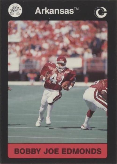 1991 Collegiate Collection - Arkansas Razorbacks #55 Bobby Joe Edmonds ...