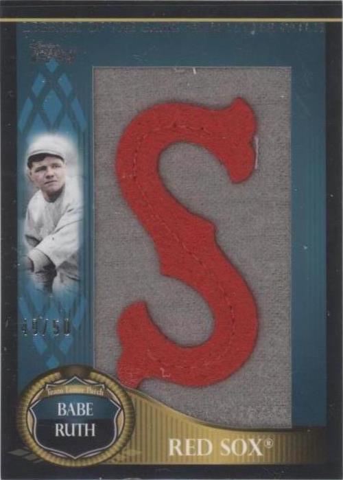 2009 Topps Updates & Highlights - Legends of the Game Letter Patches ...