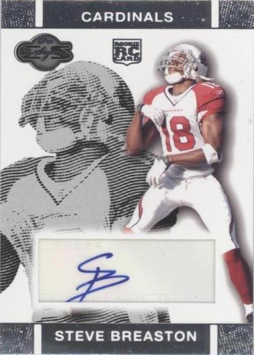 2007 Topps Co-Signers - Rookie Autographs Steve Breaston #RA-SB (AU, RC ...