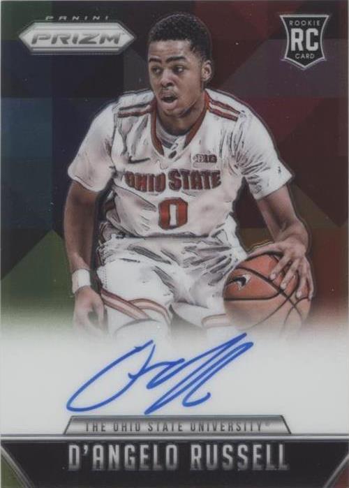 2015-16 Panini Prizm - Rookie Signatures D'Angelo Russell #RS-DR (AU ...