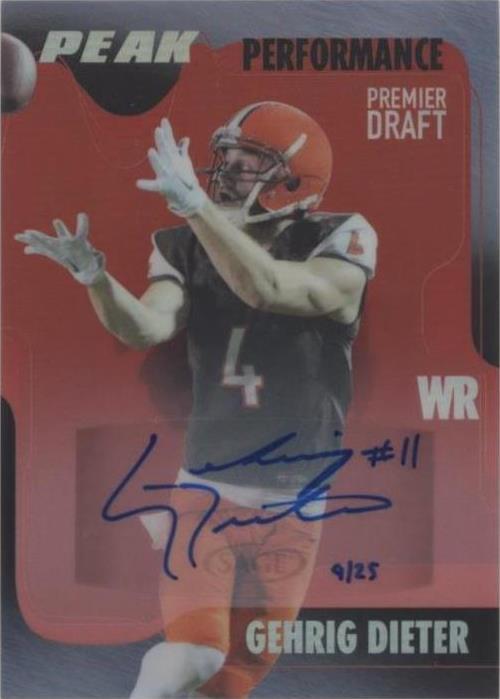 2017 Sage Hit - Peak Performance Platinized Red Autographed #PK-GD ...