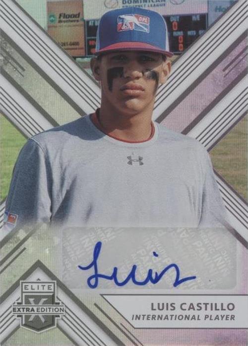 2018 Panini Elite Extra Edition - Autographs #180 Luis Castillo (AU, RC ...