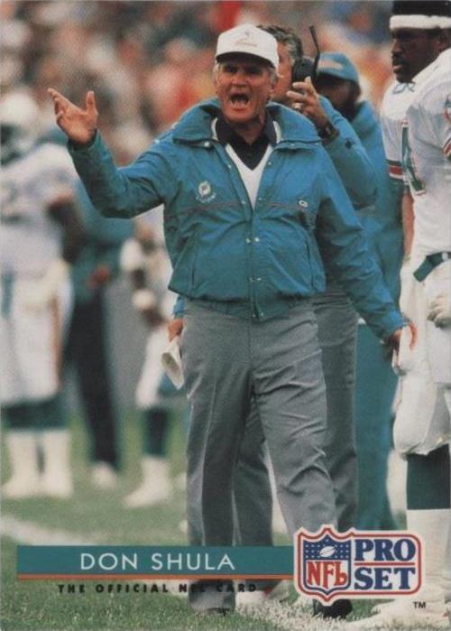 1992 Pro Set - #234 Don Shula for sale online | eBay