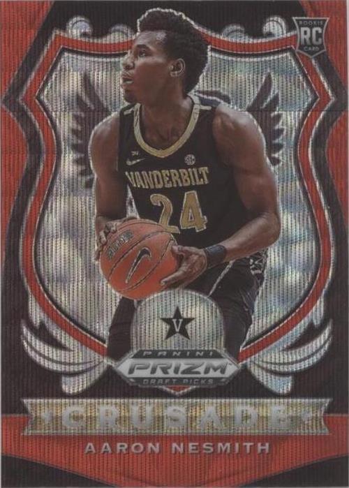 2020-21 Panini Prizm Draft Picks - Crusade Aaron Nesmith #95 Ruby Wave Prizm (RC) for sale ...