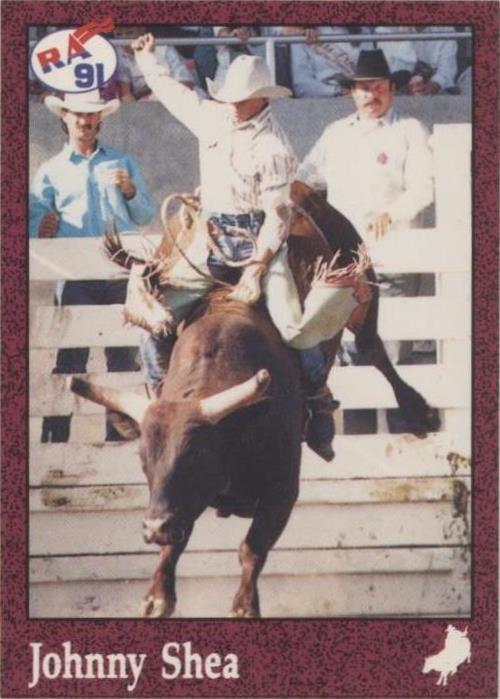 1991 Rodeo America Pro Rodeo Cards - Set B #47 Johnny Shea for sale ...