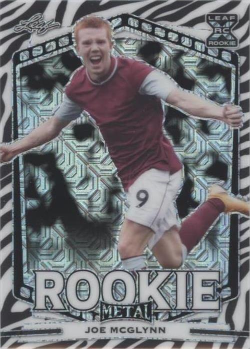 2022 Leaf Metal Rookie - Zebra Mojo #MS-08 Joe Mcglynn /5 for sale ...