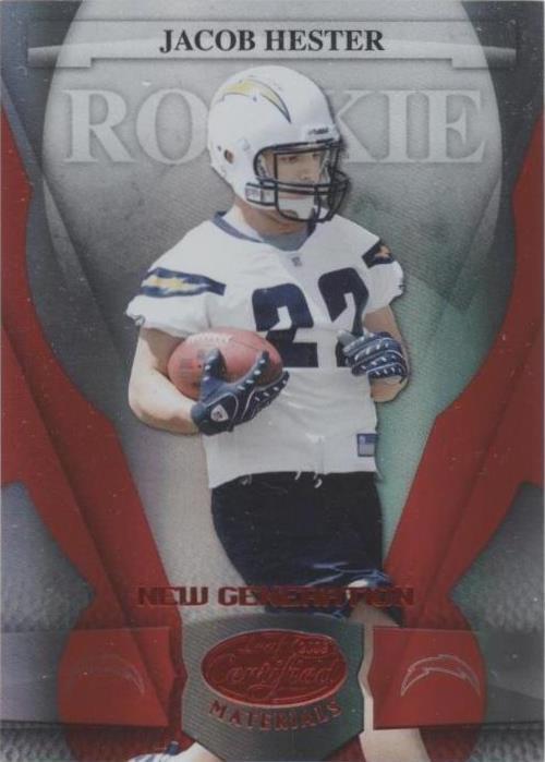 2008 Leaf Certified Materials - New Generation Jacob Hester #167 Mirror ...
