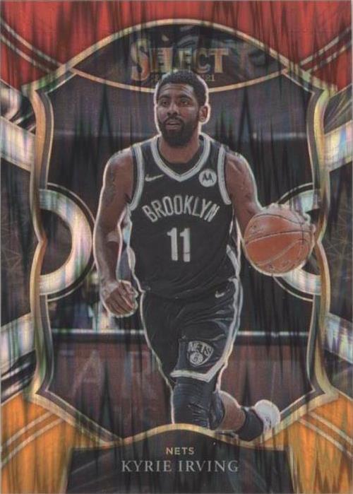 2020-21 Panini Select - Concourse Kyrie Irving #42 Red White Orange Flash Prizm for sale online ...