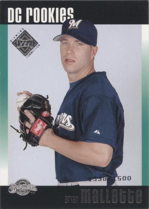 2002 Upper Deck Diamond Connection - DC Rookies Brian Mallette #110 / ...