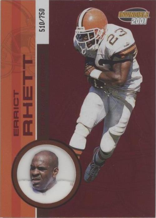 2001 Pacific Invincible - Red #61 Errict Rhett /750 for sale online | eBay