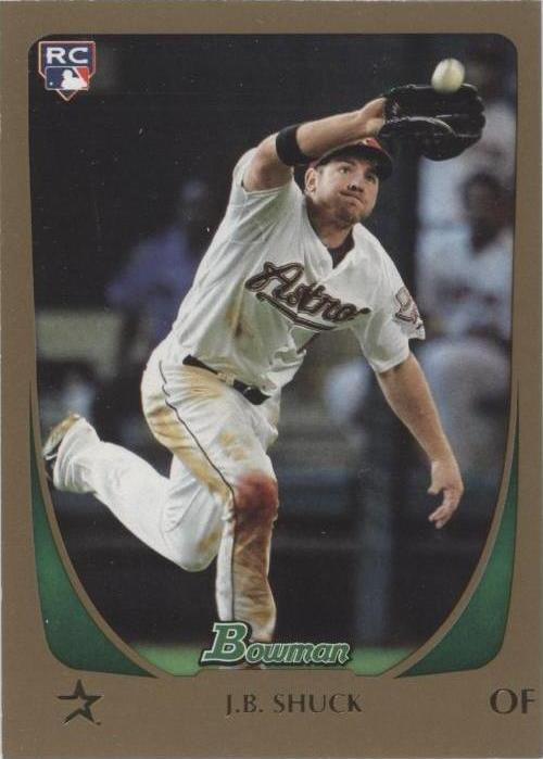 2011 Bowman Draft Picks & Prospects - Gold #106 J.B. Shuck (RC) for ...