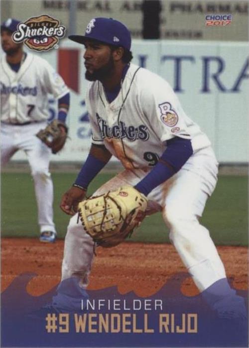 2017 Choice Biloxi Shuckers - #20 Wendell Rijo (RC) for sale online | eBay