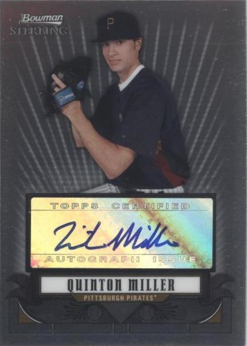 2008 Bowman Sterling - Prospects #BSP-QM Quinton Miller (AU, RC) for ...