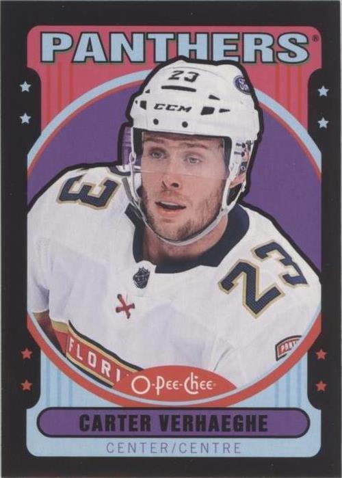2021-22 O-Pee-Chee - Retro Black Border #94 Carter Verhaeghe /100 for ...