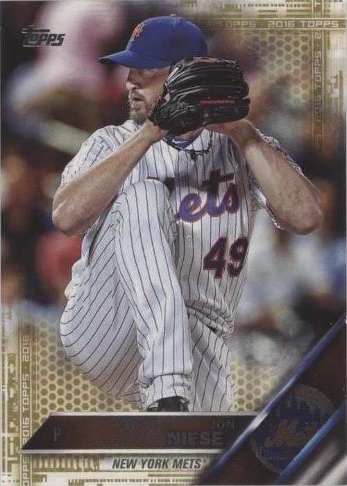 2016 Topps Update Series - Jon Niese #US37 Gold /2016 for sale online ...