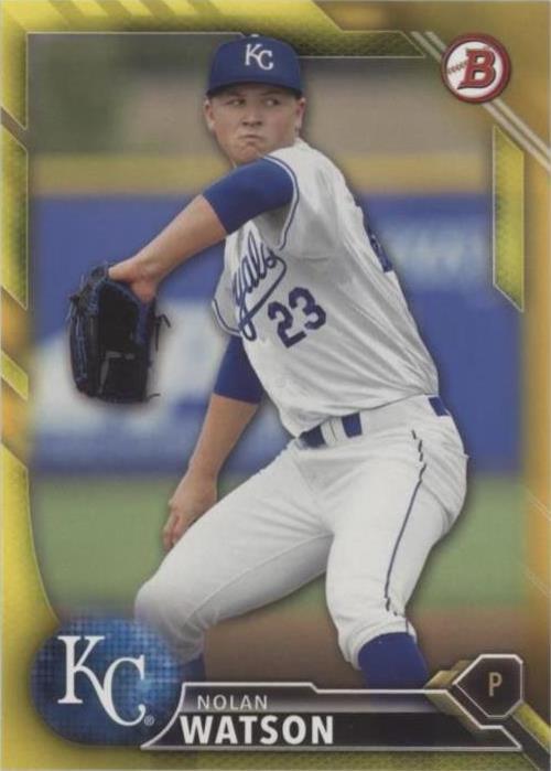 2016 Bowman - Prospects Yellow #BP86 Nolan Watson (RC) for sale online ...