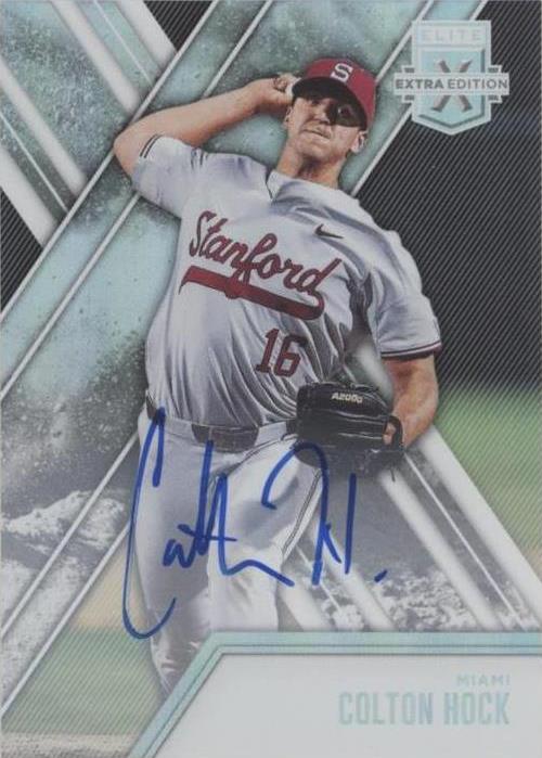 2017 Panini Elite Extra Edition - Autographs #77 Colton Hock (AU, RC ...