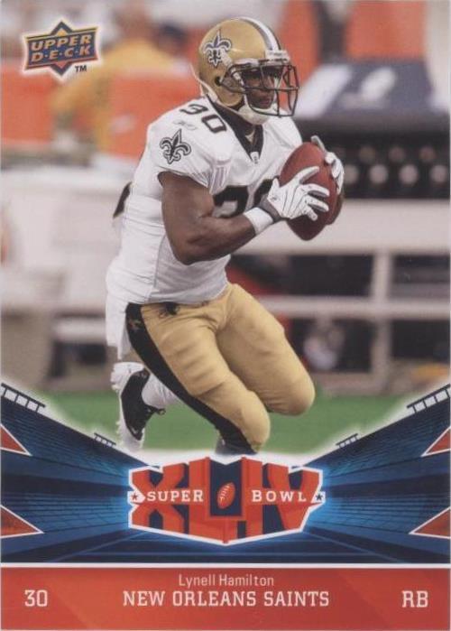 2010 Upper Deck Super Bowl XLIV Champions - #24 Lynell Hamilton for ...