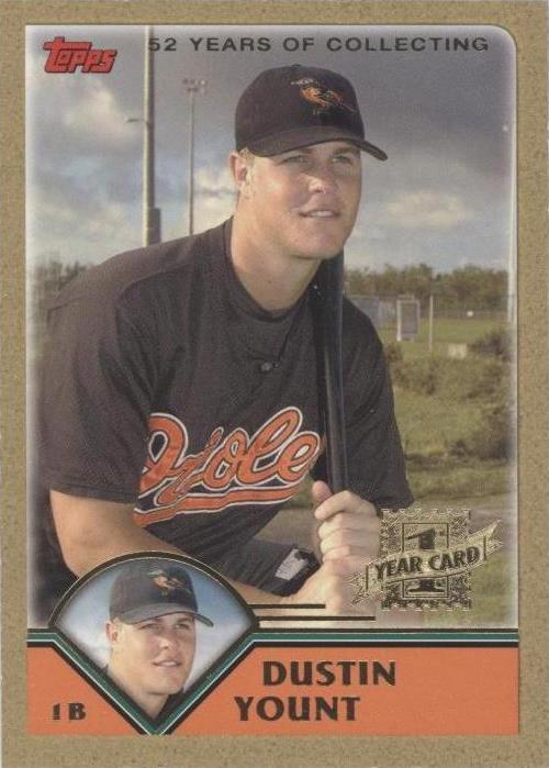 2003 Topps Traded & Rookies - Gold #T208 Dustin Yount /2003 (RC) for ...