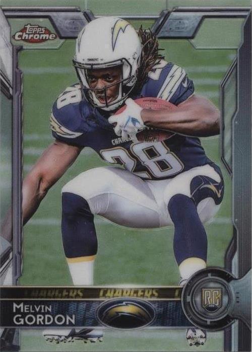 2015 Topps Chrome - Rookies Image Variation Melvin Gordon #105 Both ...