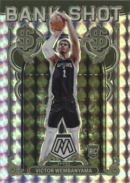 2023-24 Panini Mosaic - Bank Shot Victor Wembanyama #17 Mosaic Prizm ...
