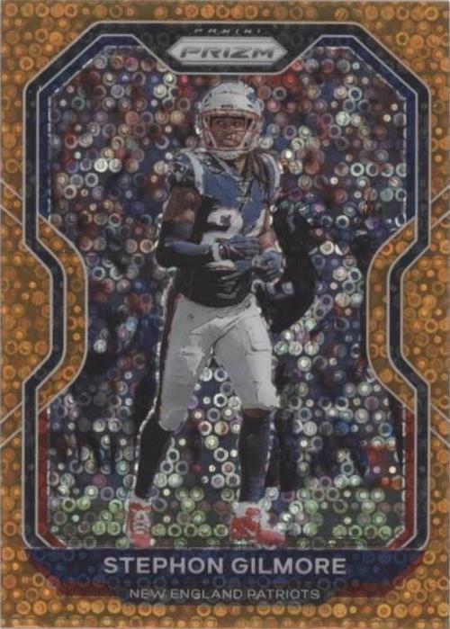 2020 Panini Prizm - Stephon Gilmore #24 Orange Disco Prizm for sale ...