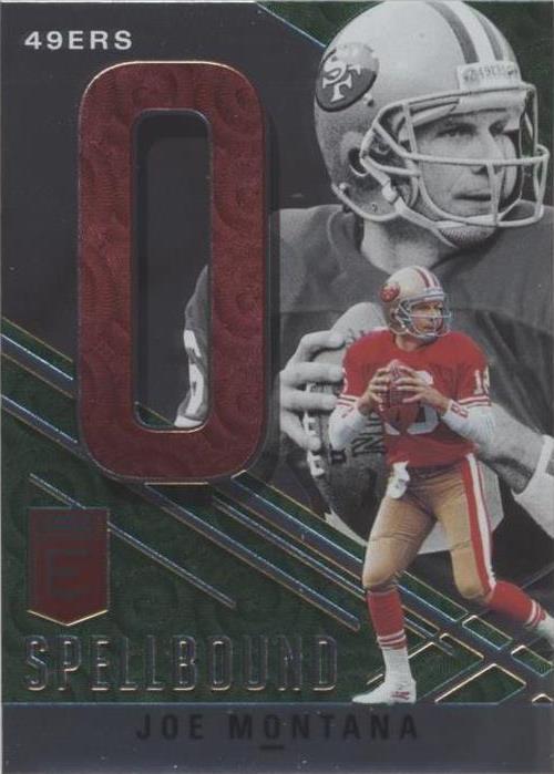 2021 Panini Donruss Elite - Spellbound Green #S-O Joe Montana for sale ...