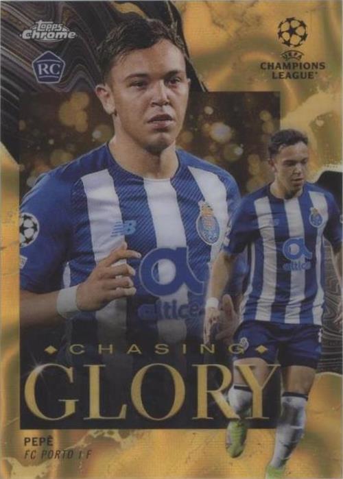 2021-22 Topps Chrome UCL - Chasing Glory Gold Lava #CG-13 Pepe for sale online | eBay