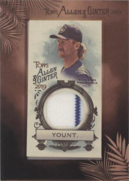 2019 Topps Allen & Ginter - Mini Framed Relics Robin Yount #MFR-RY (MEM ...