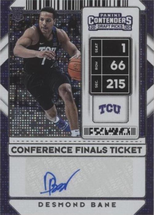 2020-21 Panini Contenders Draft Picks - Sticker Autographs Desmond Bane ...