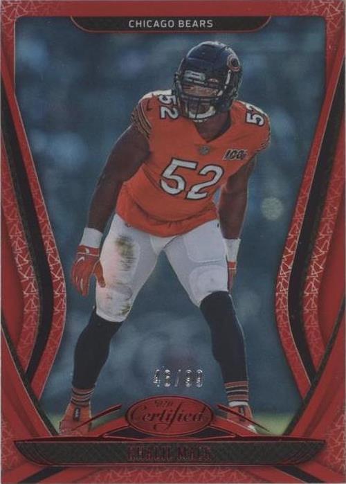 2020 Panini Certified - Mirror Red #15 Khalil Mack /99 for sale online ...