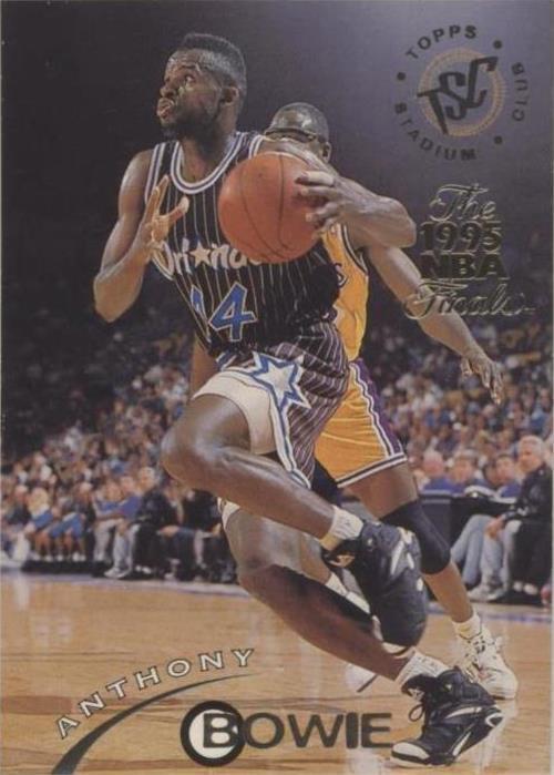 1994-95 Topps Stadium Club - Anthony Bowie #213 The 1995 Nba Finals for ...