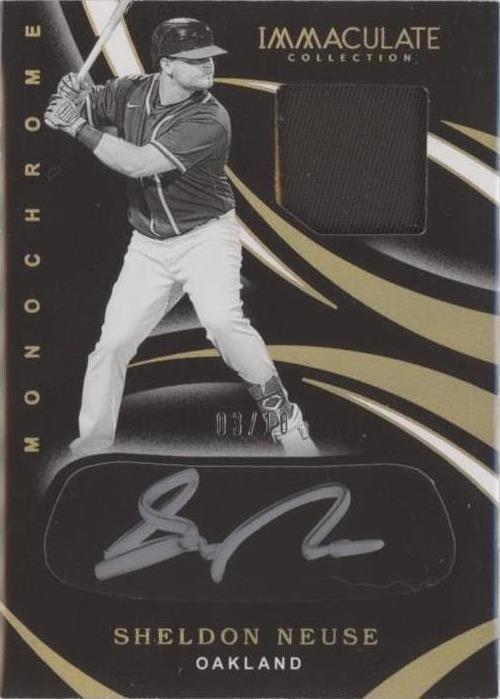 2020 Panini Immaculate Collection - Monochrome Autograph Relics Sheldon ...